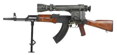 Custom Russian AKMN-1 Semi-Auto Carbine With Soviet NSPU 1PN34 Night ...