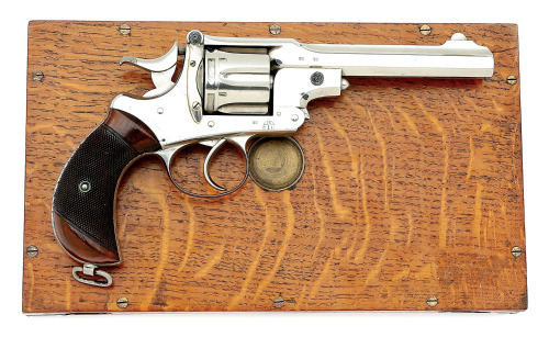 Very Fine Cased Webley-Kaufman No. 2 Revolver Identified to Lt. H.D.H ...