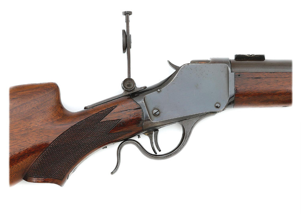 Custom Winchester Model 1885 High Wall Rifle by A.W. Peterson of Denver