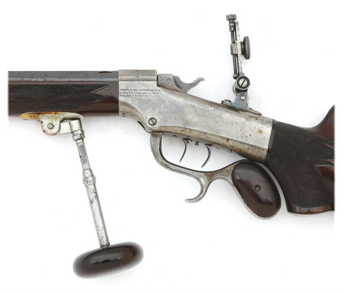 Fine Custom Marlin Ballard Pope Muzzleloading Schuetzen Rifle