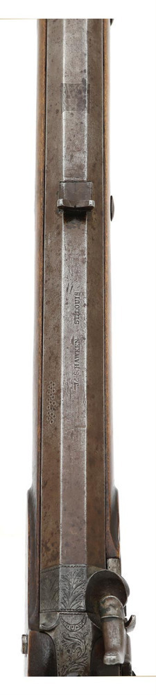 Attractive & Desirable American Percussion Halfstock Plains Rifle with ...