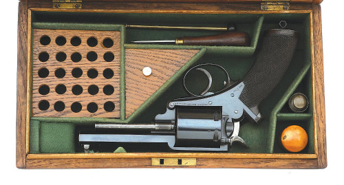 Very Fine & Rare Short-Barreled Adams Mark II Double Action Revolver ...
