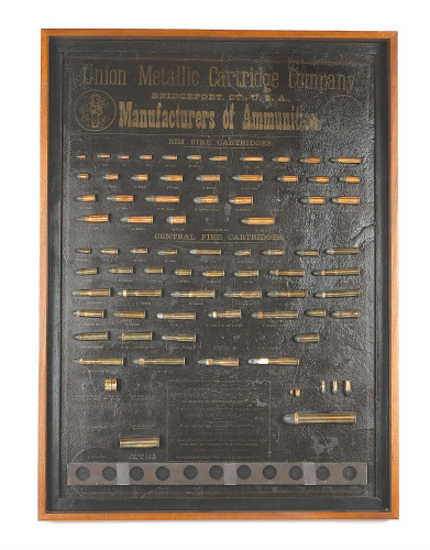 Very Rare Union Metallic Cartridge Co. Cartridge Board