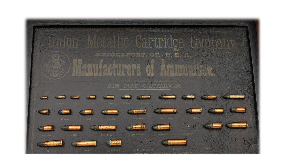Very Rare Union Metallic Cartridge Co. Cartridge Board
