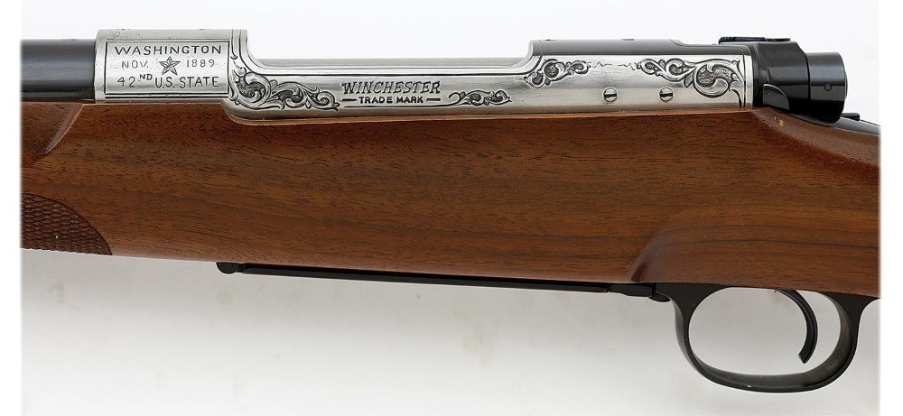 Custom Winchester Model 70 Magnum “American 50” Washington State ...