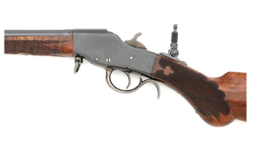 Fine Hopkins & Allen Deluxe Falling Block Rifle