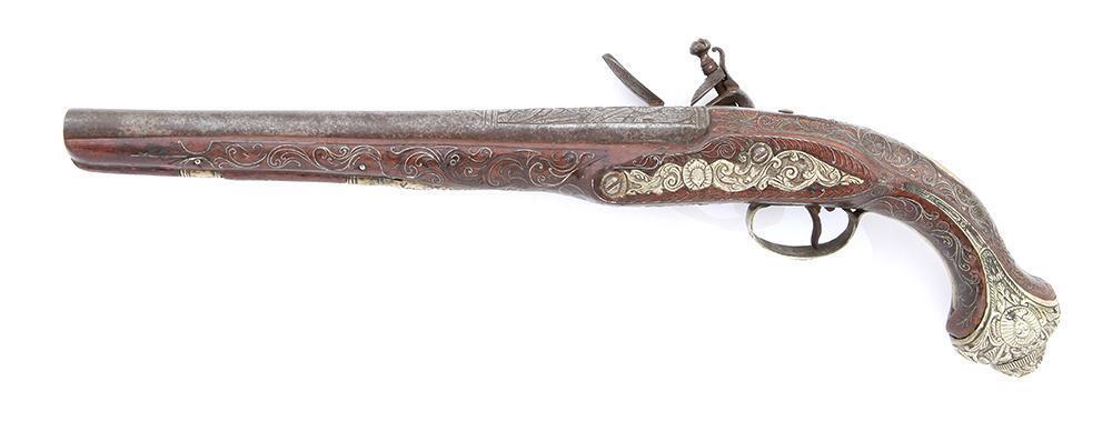 Lovely Ornate Mediterranean Flintlock Holster Pistol