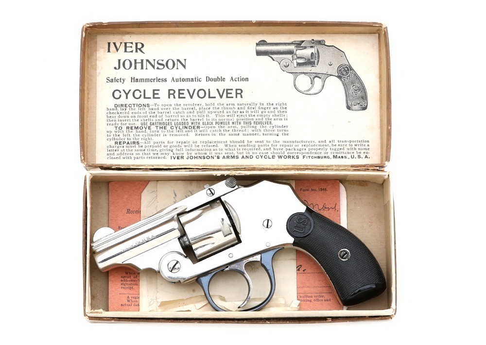 U.S. Revolver Co. 32 Safety Hammerless Revolver with Iver Johnson Box