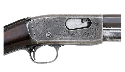 Factory Engraved Remington Model 12-CS D-Grade Slide Action Rifle