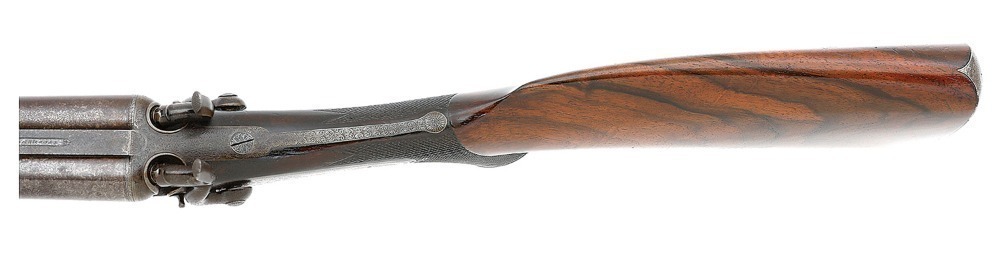 Very Fine & Interesting Stephen Grant Underlever Double Hammer Rifle ...