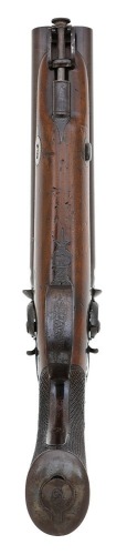 Fine & Desirable British Double Barrel Percussion Howdah Pistol by ...
