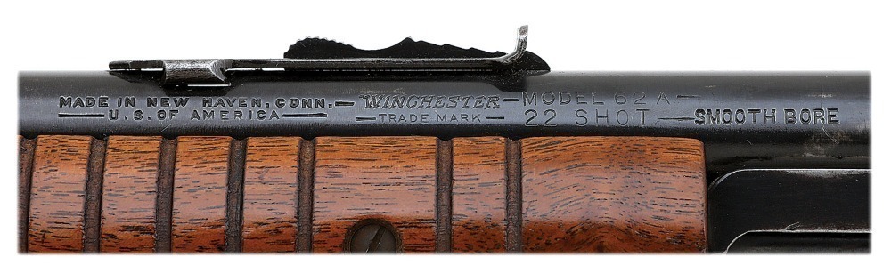 Rare Winchester Model 62A Smoothbore Slide Action Rifle