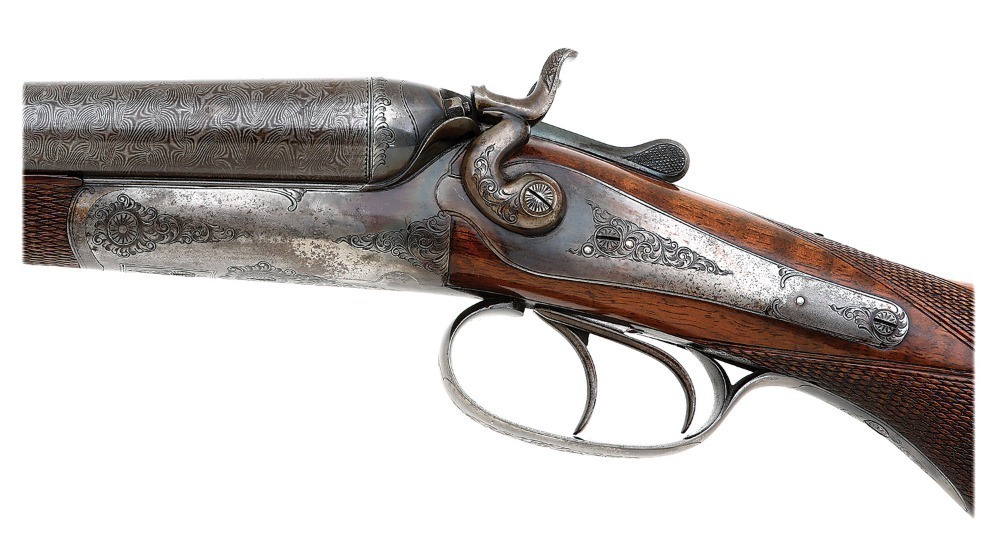 Attractive Husqvarna Double Hammer Shotgun