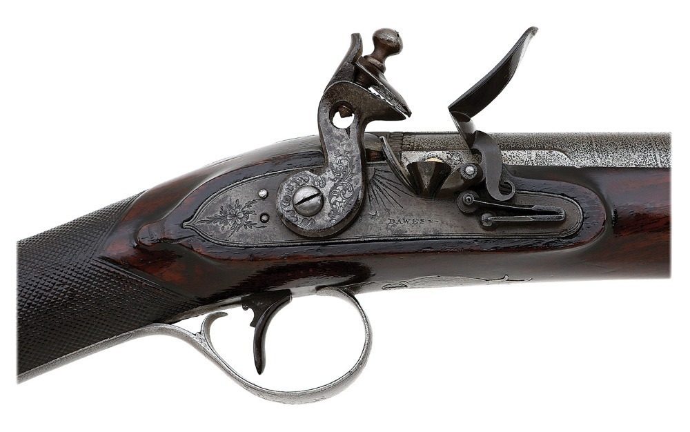 British Halfstock Flintlock Fowler by Dawes