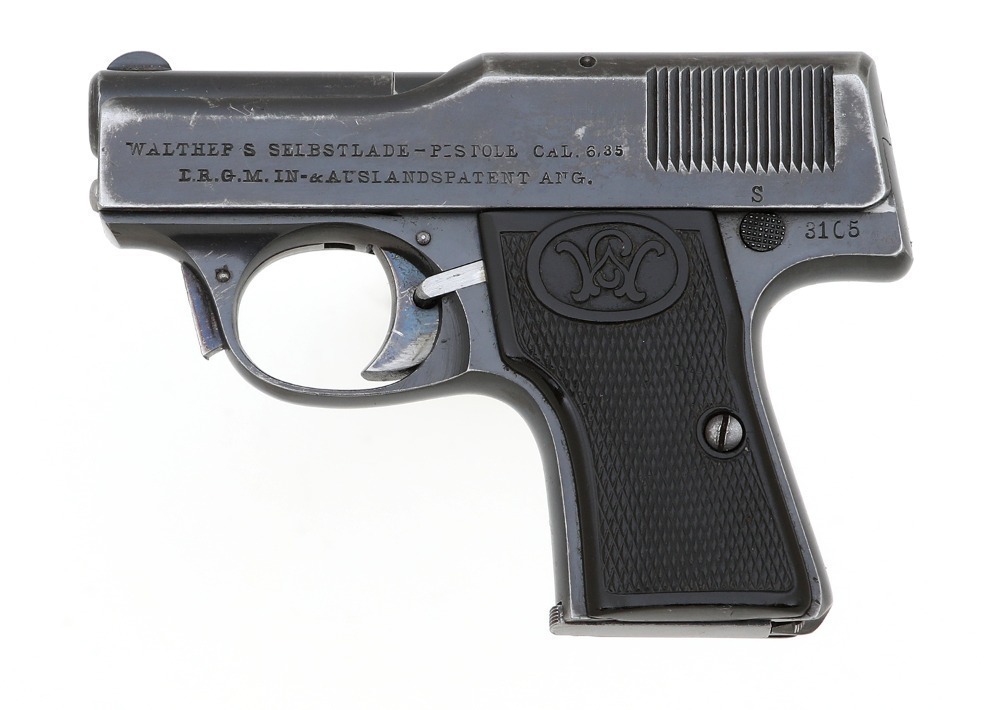 Scarce Walther Model 1 Semi-Auto Pistol