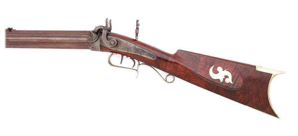Pennsylvania Over Under Percussion Double “Buck and Ball” Rifle by Sperl