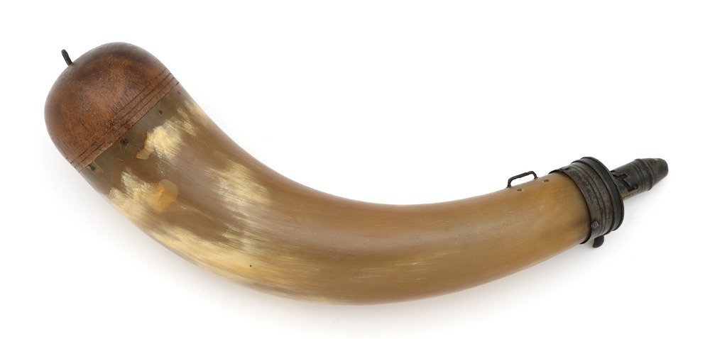 Early 19th Century Powderhorn with Sykes & Co. Spout