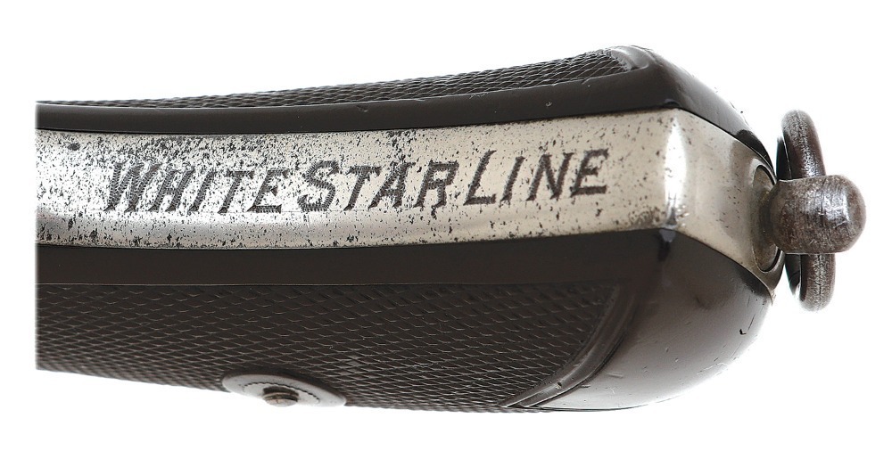 Extremely Rare & Important White Star Line Webley Mark IV Double Action ...