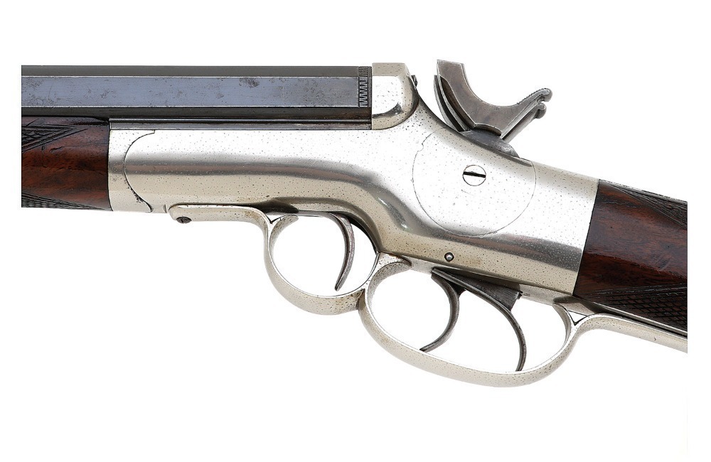 Extremely Rare Frank Wesson Three Trigger Double Rifle