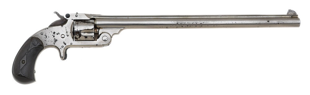 Scarce Long-Barreled Smith & Wesson No. 1 1/2 Single Action Revolver