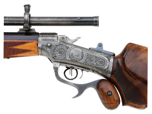The Famous C.W. Rowland Pope Ballard Muzzleloading Schuetzen Rifle