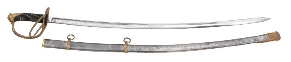 Rare U.S. Model 1872 First Variation Cavalry Officer’s Saber With Early ...