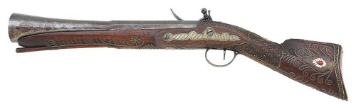 Interesting Ornate Mediterranean Flintlock Blunderbuss