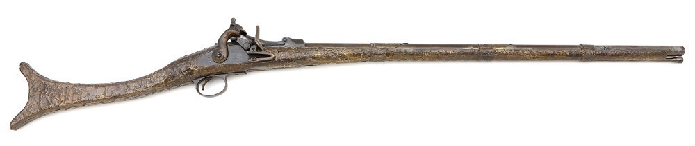 Brass-Clad Middle Eastern-Style Trapdoor Prop Gun