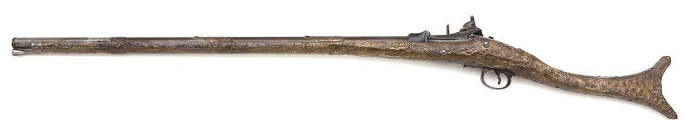 Brass-Clad Middle Eastern-Style Trapdoor Prop Gun