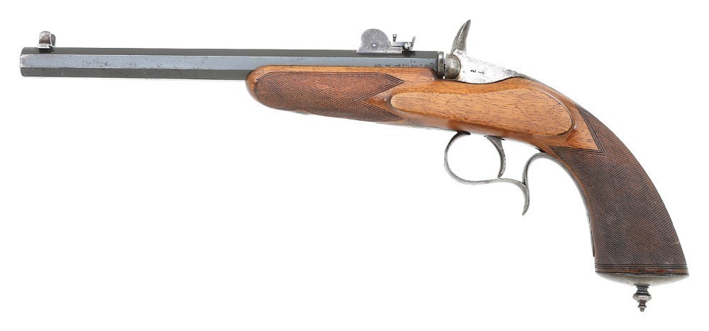 Belgian Flobert Single Shot Target Pistol