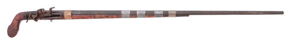 Middle Eastern Jezail Flintlock Musket