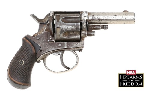 Pair of Antique Belgian British Bull Dog Double Action Revolvers