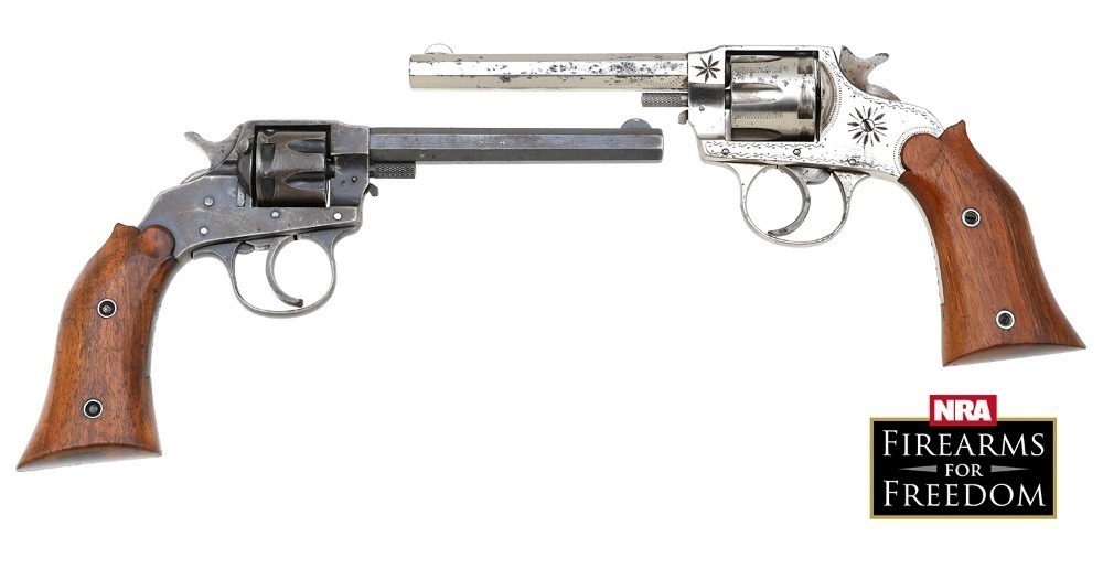 Pair of Hopkins & Allen Range Model Double Action Revolvers
