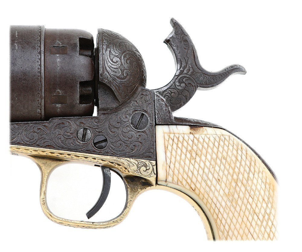 Rare Factory Engraved Colt Model 1860 Army Percussion Revolver