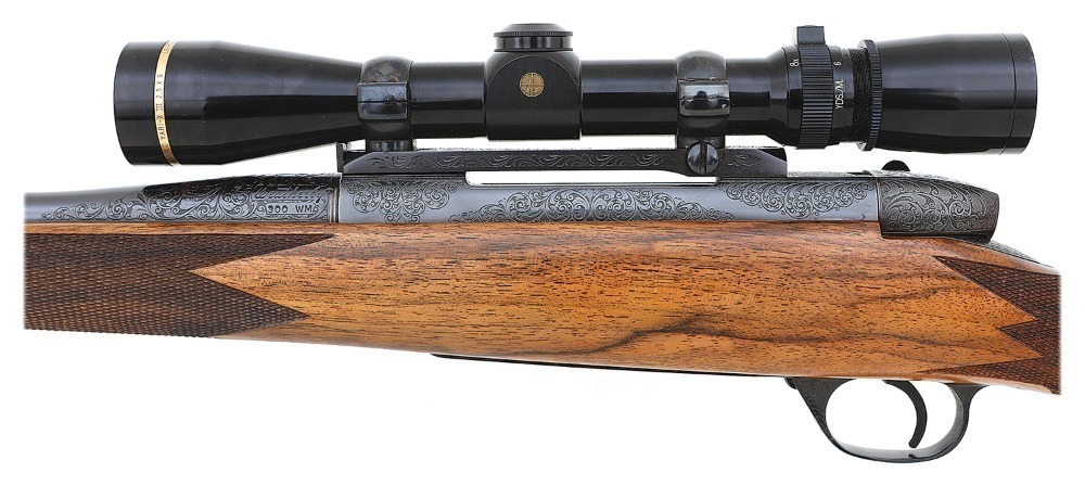 Fine Custom Engraved Weatherby Mark V Bolt Action Rifle