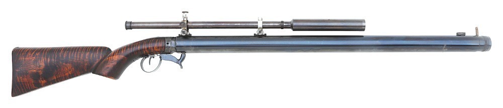 Contemporary Heavy Underhammer Percussion Slug Gun by K.R. Bresien