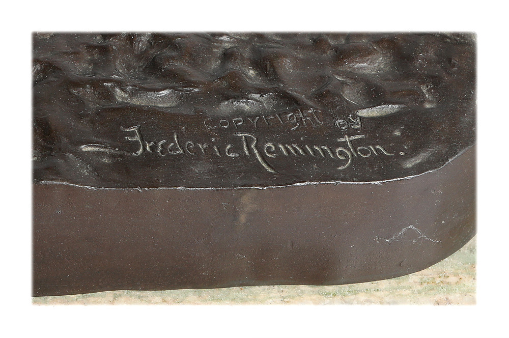 Excellent And Desirable “The Bronco Buster” Bronze By Frederick Remington